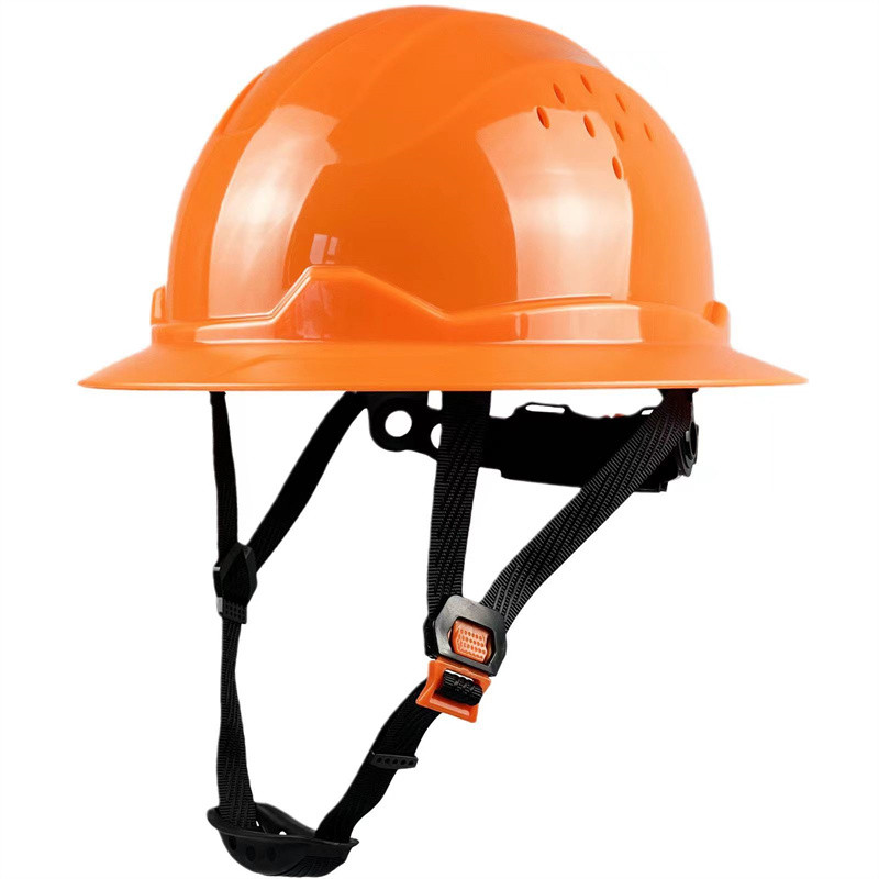 Jual Construction Safety Helmet Full Brim Lightweight Sunshade ...