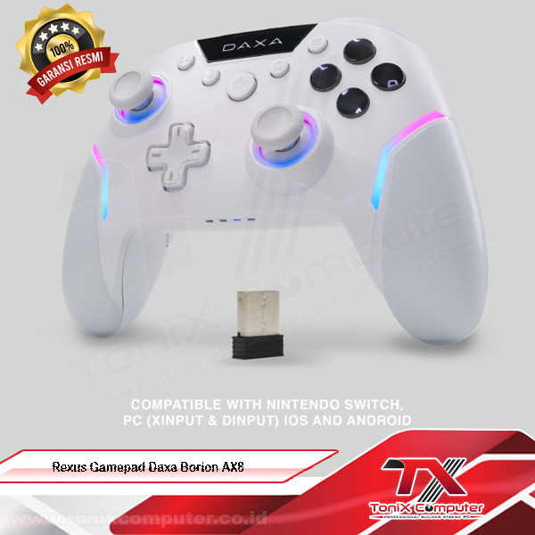 Jual Rexus Gamepad Daxa Borion AX8 | Gamepad PC & Laptop | Shopee Indonesia