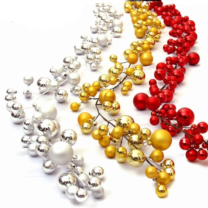 Jual GROSIR Garland Kawat Bola Natal Lilit Set Hiasan Tali Pohon ...