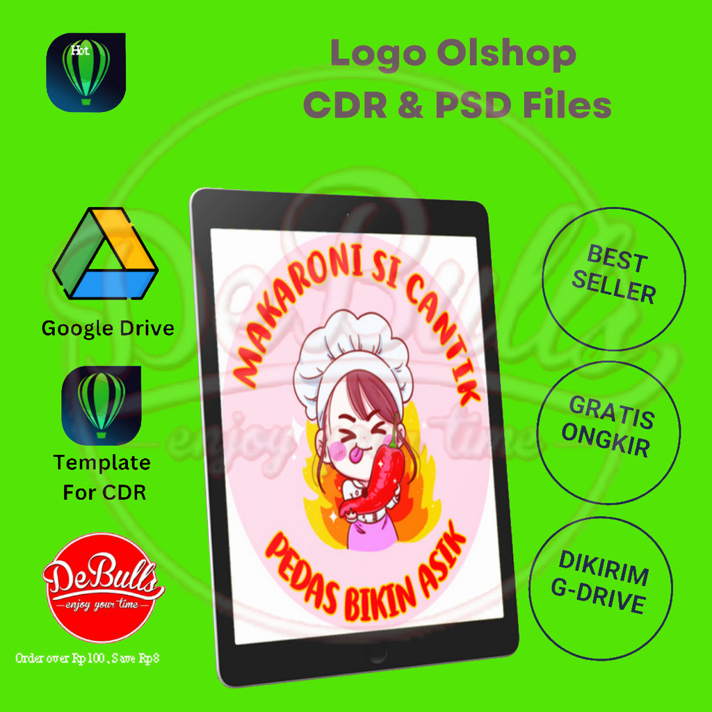 Jual Template Logo Olshop Photoshop & Coreldraw Files | Shopee Indonesia