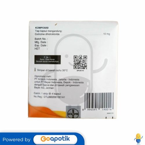 Jual Incidal-Od 10 Mg Strip 4 Kapsul | Shopee Indonesia