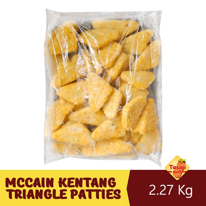 Jual McCain Triangle Patties Frozen potatoes 2,27 Kg Kentang Goreng ...