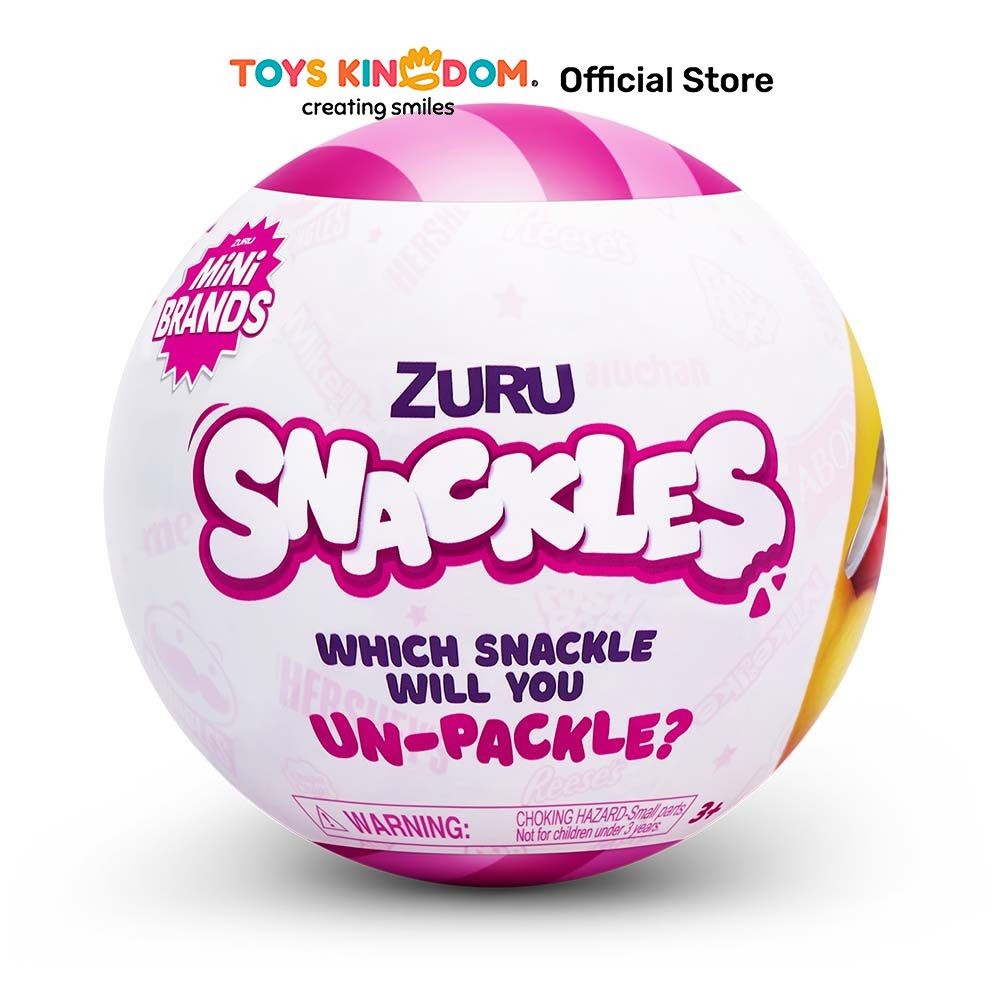 Jual Toys Kingdom Zuru Ukuran S Set Boneka Plush Surprise Snackles 5 S1 ...