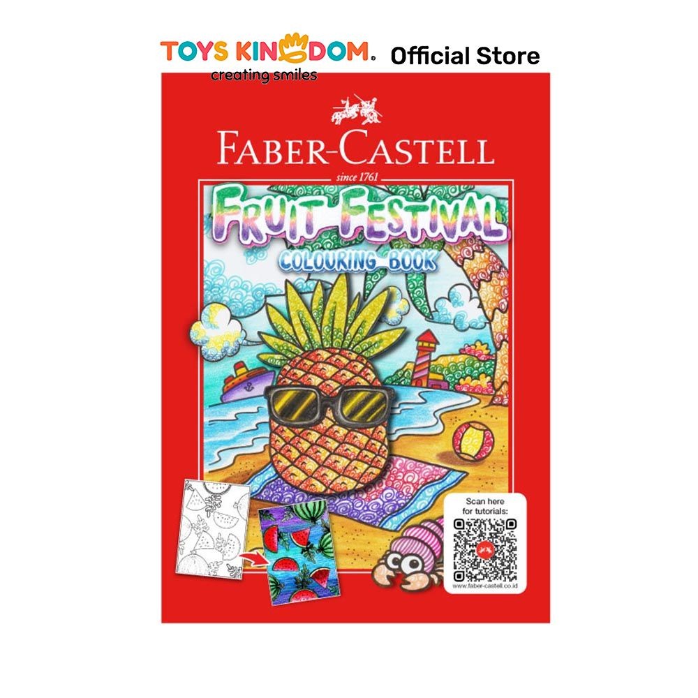 Jual Toys Kingdom Faber Castell Buku Mewarnai Fruit Festival 104023 ...