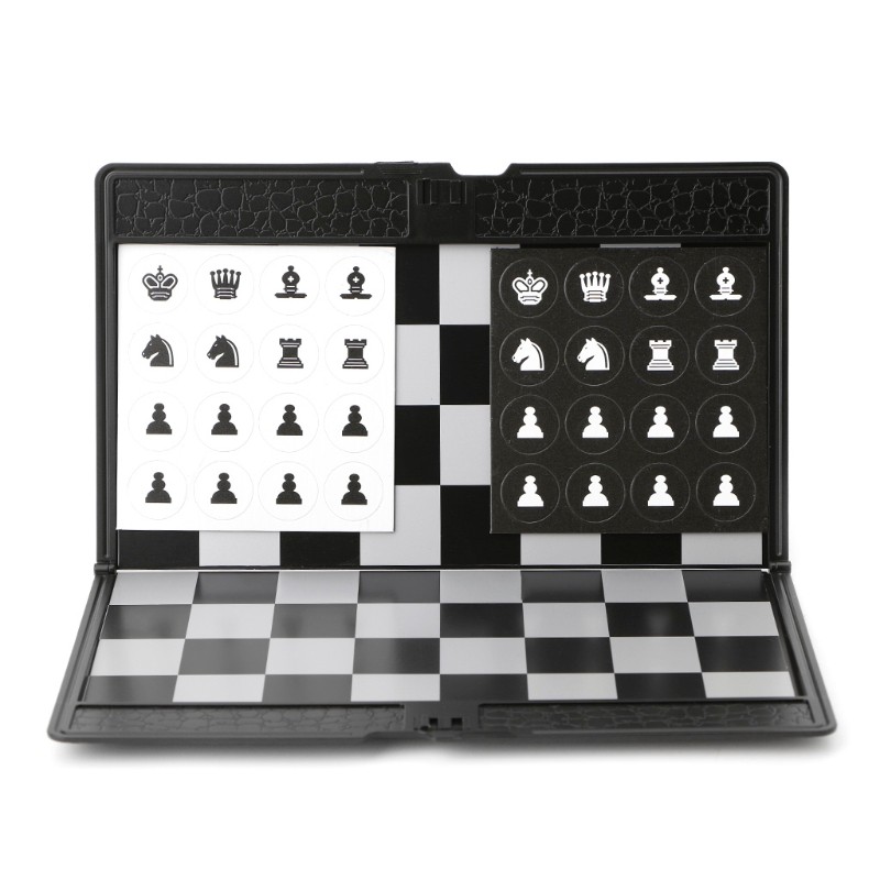 Jual Flow New Pocket Folding Magnetic International Chess Set Board ...