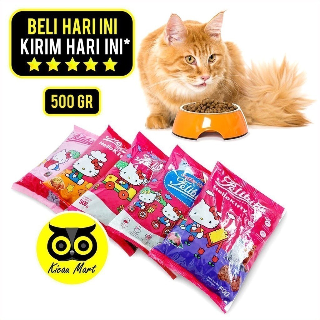 Jual KICAU MART Makanan Kucing Felibite Pakan Kering Kucing Anabul ...