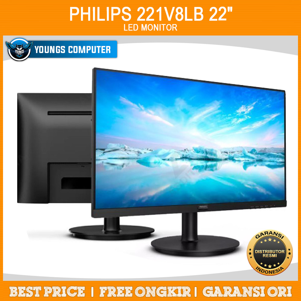 Jual LED MONITOR PHILIPS 221V8LB 22" Full HD 100Hz 4ms HDMI | Shopee ...