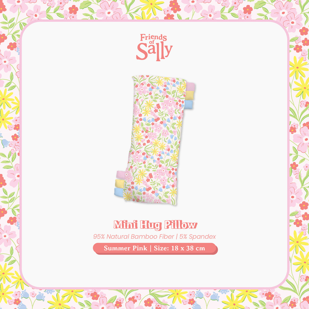 Jual Mini Hug Pillow Summer Pink - Friends of Sally | Shopee Indonesia