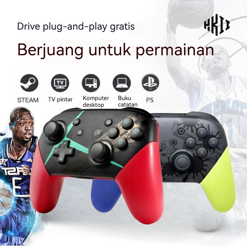Jual Wireless Joystick Nintendo Switch Pro Controller Stick Gamepad ...