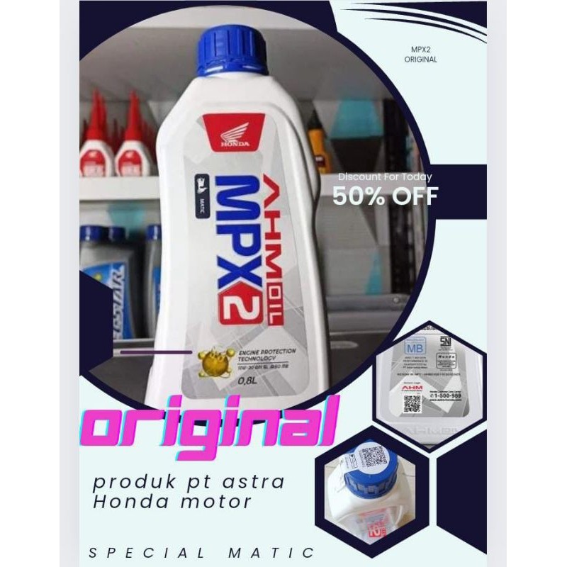 Jual oli mpx2 produk original realpick(asli super ori no kw)PROMO ...