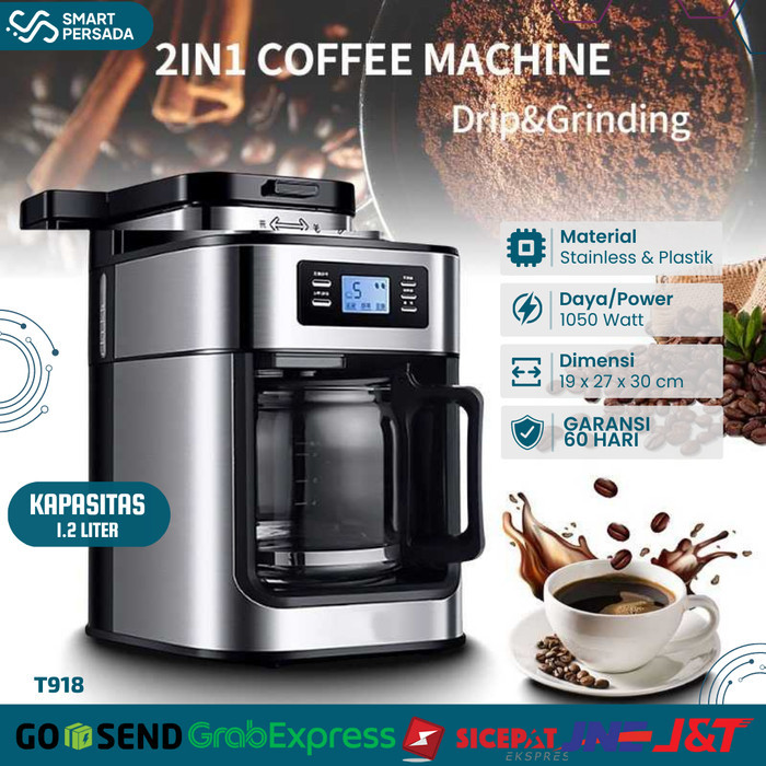 Jual Mesin Kopi Otomatis Automatic Coffee Maker Espresso Grinder ...