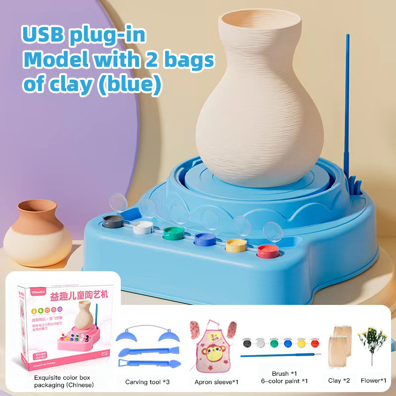 Jual Mesin Kerajinan Tanah Liat Keramik DIY untuk Anak-Anak Kids Craft ...