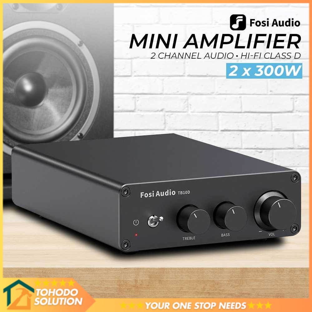 Jual Fosi Audio Mini Amplifier 2 Channel Audio Hi-Fi Class D 2x300W ...