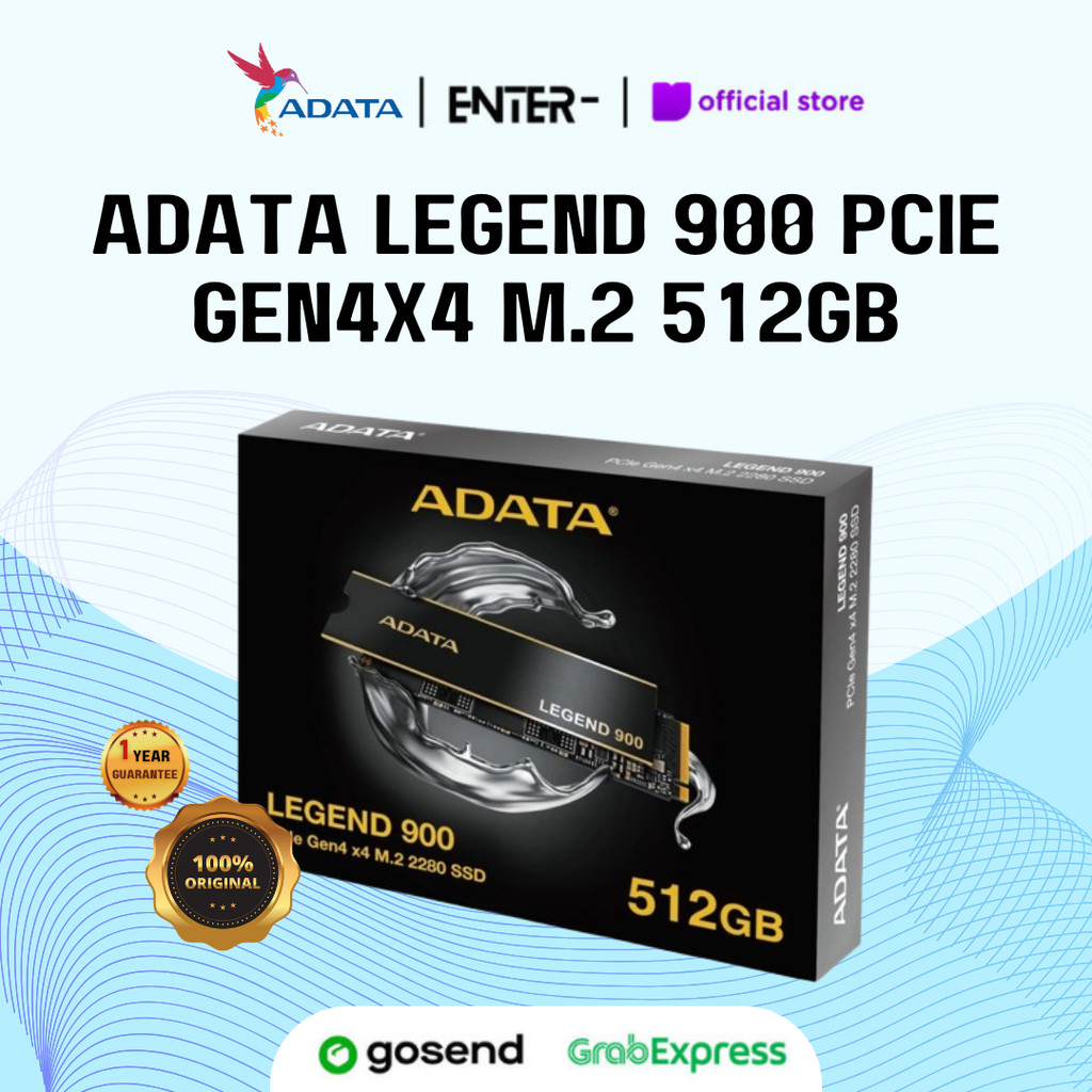 Jual SSD NVME Adata Legend 900 PCIe Gen4x4 M.2 512GB | Shopee Indonesia