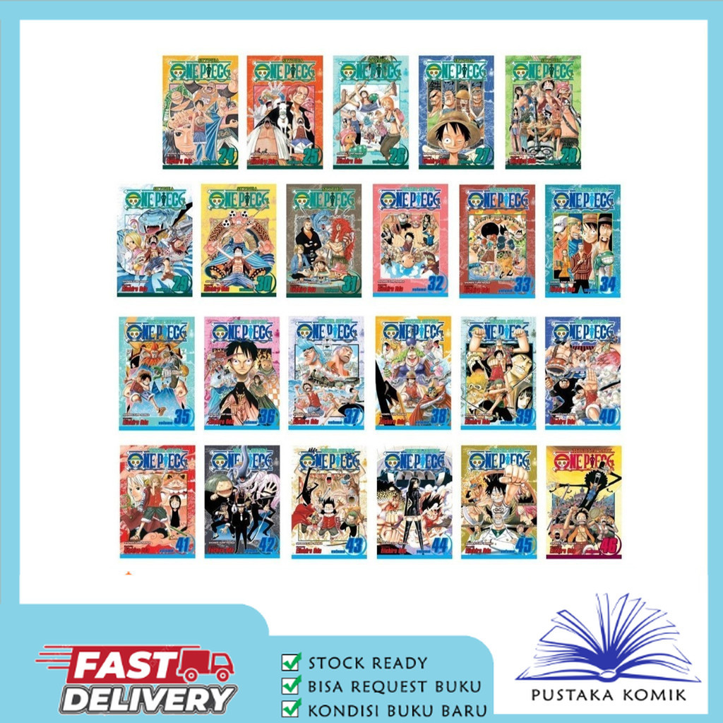 Jual One piece manga, Vol. 1-100 (English) | Shopee Indonesia