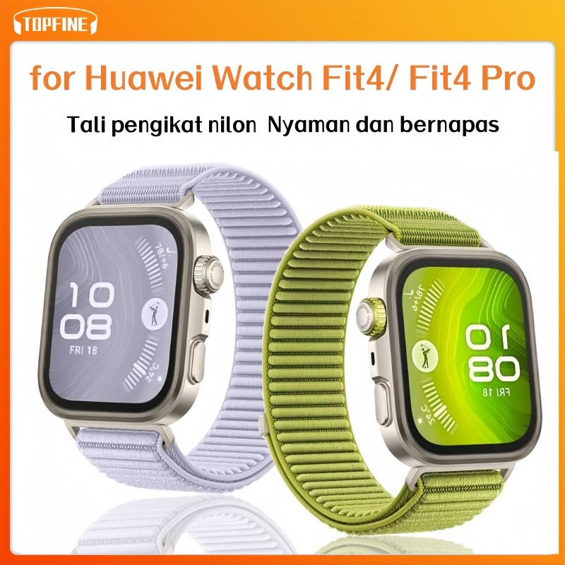 Jual Tali Nilon Huawei Watch Fit4 Pro /Huawei fit4/3 strap Sport Nilon ...