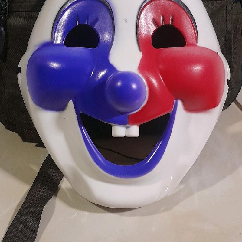 Jual TOPENG BADUT HALLOWEEN/ TOPENG BADUT 2 WARNA / TOPENG PESTA BADUT ...