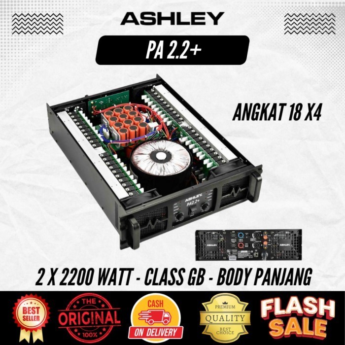 Jual Power Ashley PA2.2+ Class GB Original Produk | Shopee Indonesia