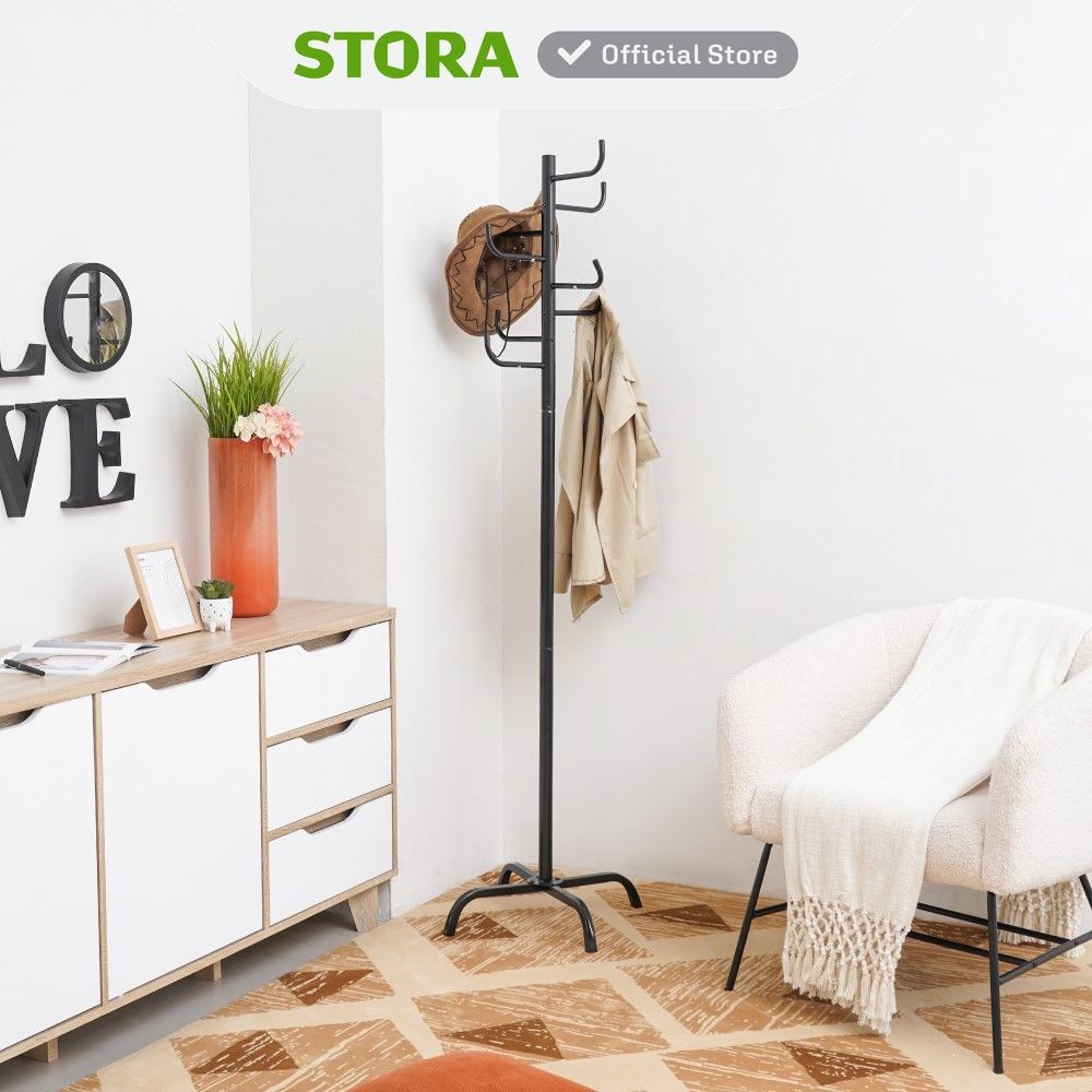 Jual Stora Gantungan Pakaian Besi Stand Hanger Pakaian Gantungan Baju ...