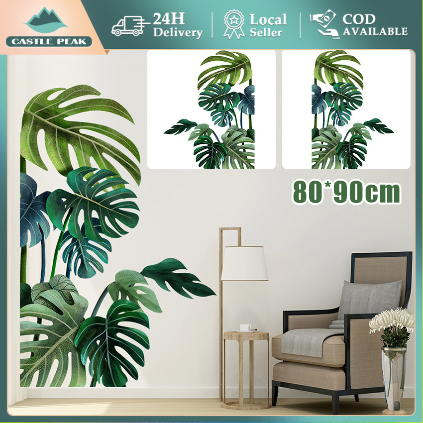 Jual Hanging Palm Leaves Tropical Wallsticker Dinding Mewah Bagus Murah ...