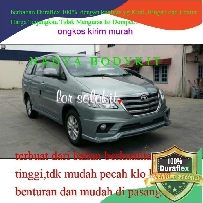 Jual BODYKIT kijang innova vs style 2013-16 BODY KIT GRADE-A | Shopee ...