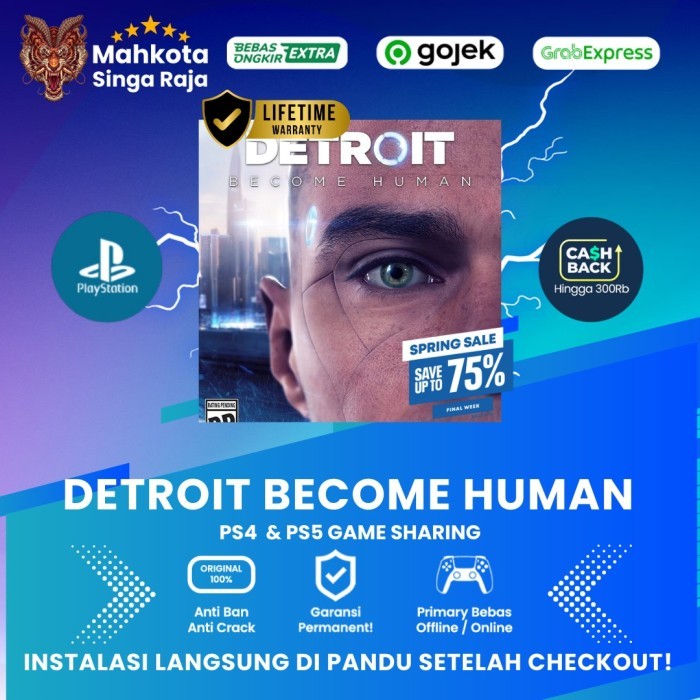 Jual Detroit Became Human - PS4 - PS5 - Digital Game Sharing | Shopee ...