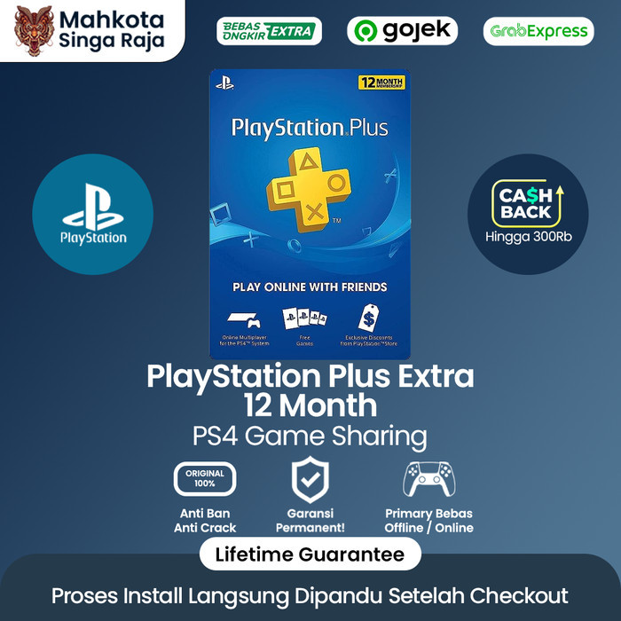Jual PS Plus Extra - PlayStation Plus Extra 12 Months - PS4 Digital ...