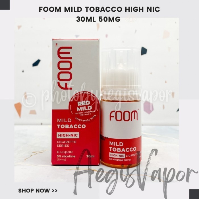Jual FOOM MILD TOBBACO 30ML 50MG SALTNIC | Shopee Indonesia