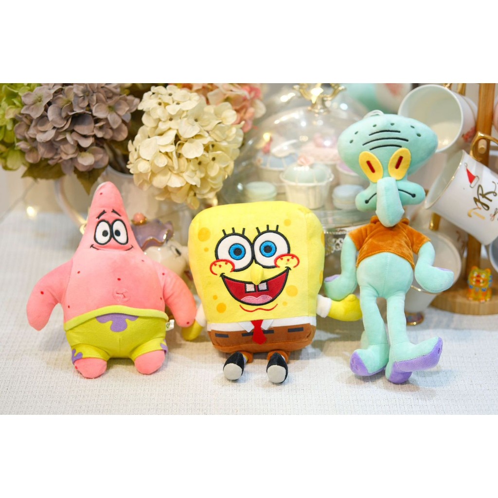 Jual BONEKA SPONGEBOB SQUAREPANTS PATRICK MR CRAB SANDY GERY SQUIDWARD ...