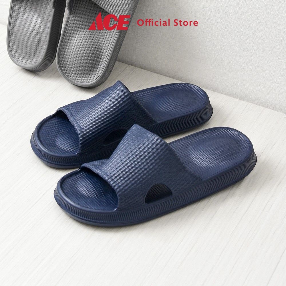Jual Ataru Ukuran 39 Sandal Rumah Karet - Biru Home Slippers Sendal ...
