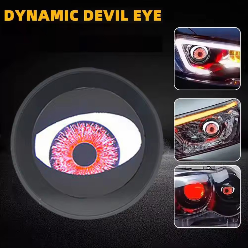Jual Lampu LED Dynamic Devil Eyes Animasi Mata Bergerak Projie Bi-Led 3 ...