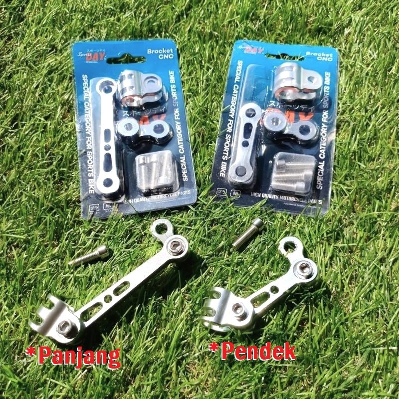Jual Braket Selang Rem Depan CNC Model Tiang Flexible DAY Bracket Klem ...