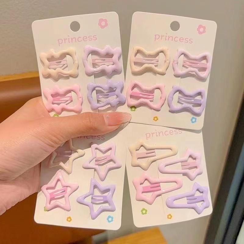 Jual Jepit Rambut Anak Isi 4 pcs Jepitan Tiptop Mini Aksesoris Rambut Anak ATS | Shopee Indonesia