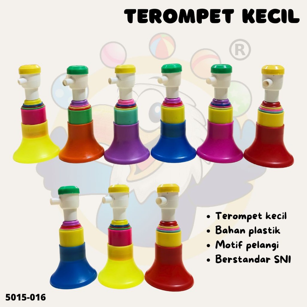 Jual TEROMPET KECIL/MAINAN ANAK TEROMPET PELANGI WARNA KECIL | Shopee ...