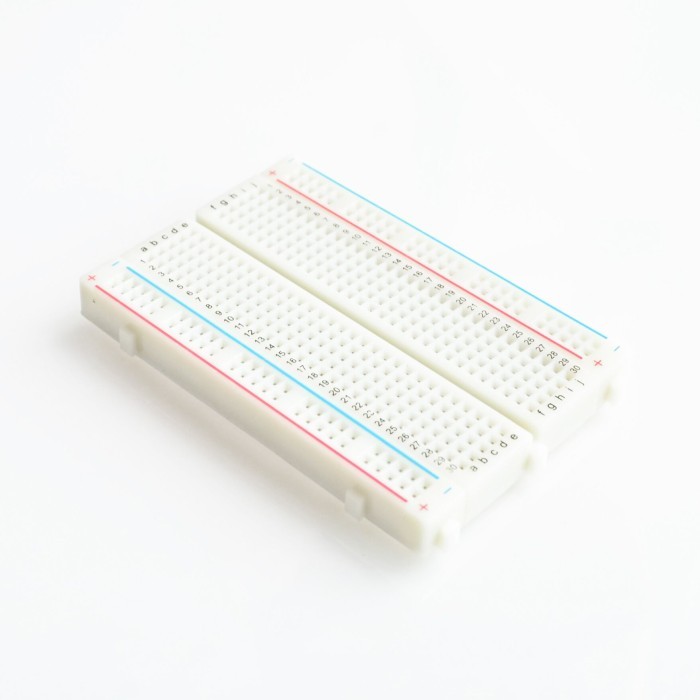 Jual MINI SOLDERLESS BREADBOARD 400 TIE POINTS 400 TITIK Breadboard ...