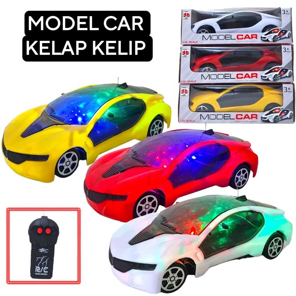 Jual Model car kelap kelip RC Mainan mobil lampu remote kontrol mini ...