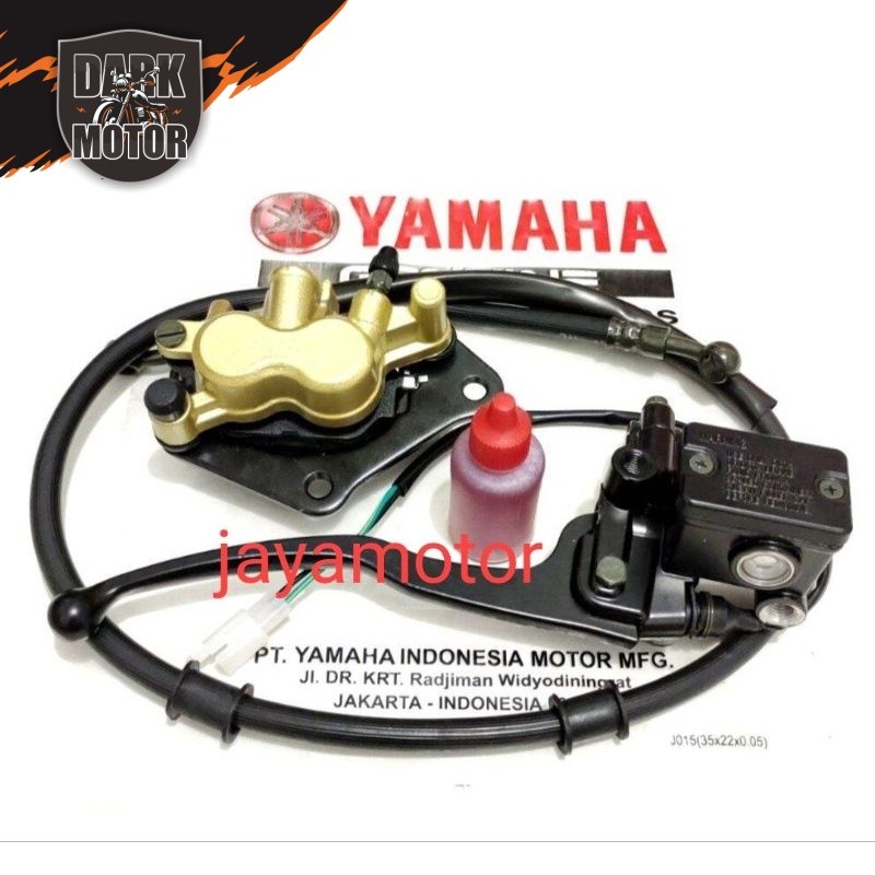 Jual minyak rem+selang rem+master rem set+kaliper depan Yamaha byson | Shopee Indonesia