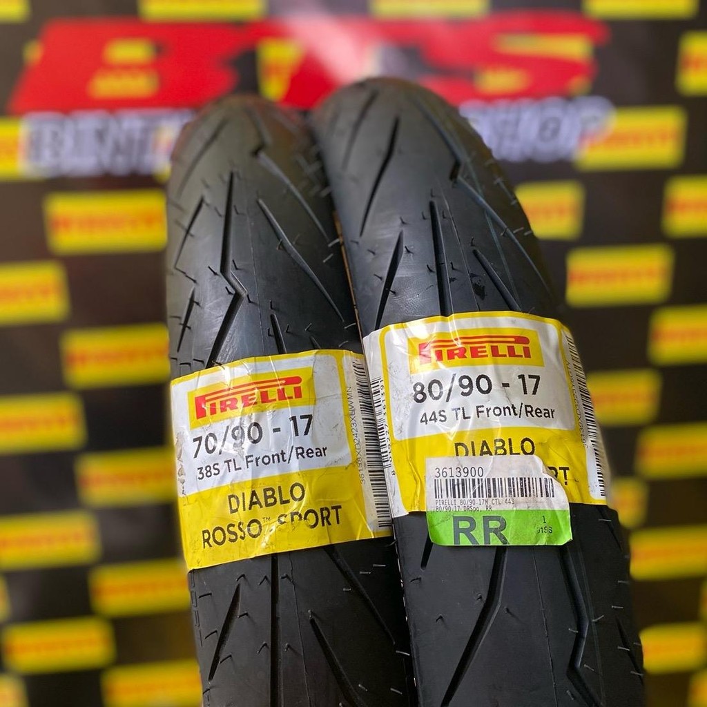 Jual Paket Pirelli Diablo Rosso sport 70/90&80/90-17 Rekomendasi Untuk ...