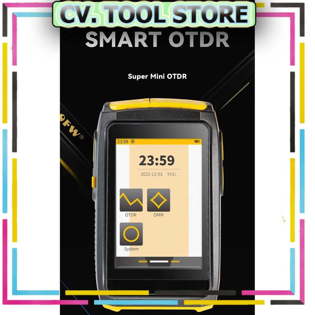 Jual TS - OFW Alat Tester Kabel Fiber Optik OTDR OMM Touchscreen 1550nm ...