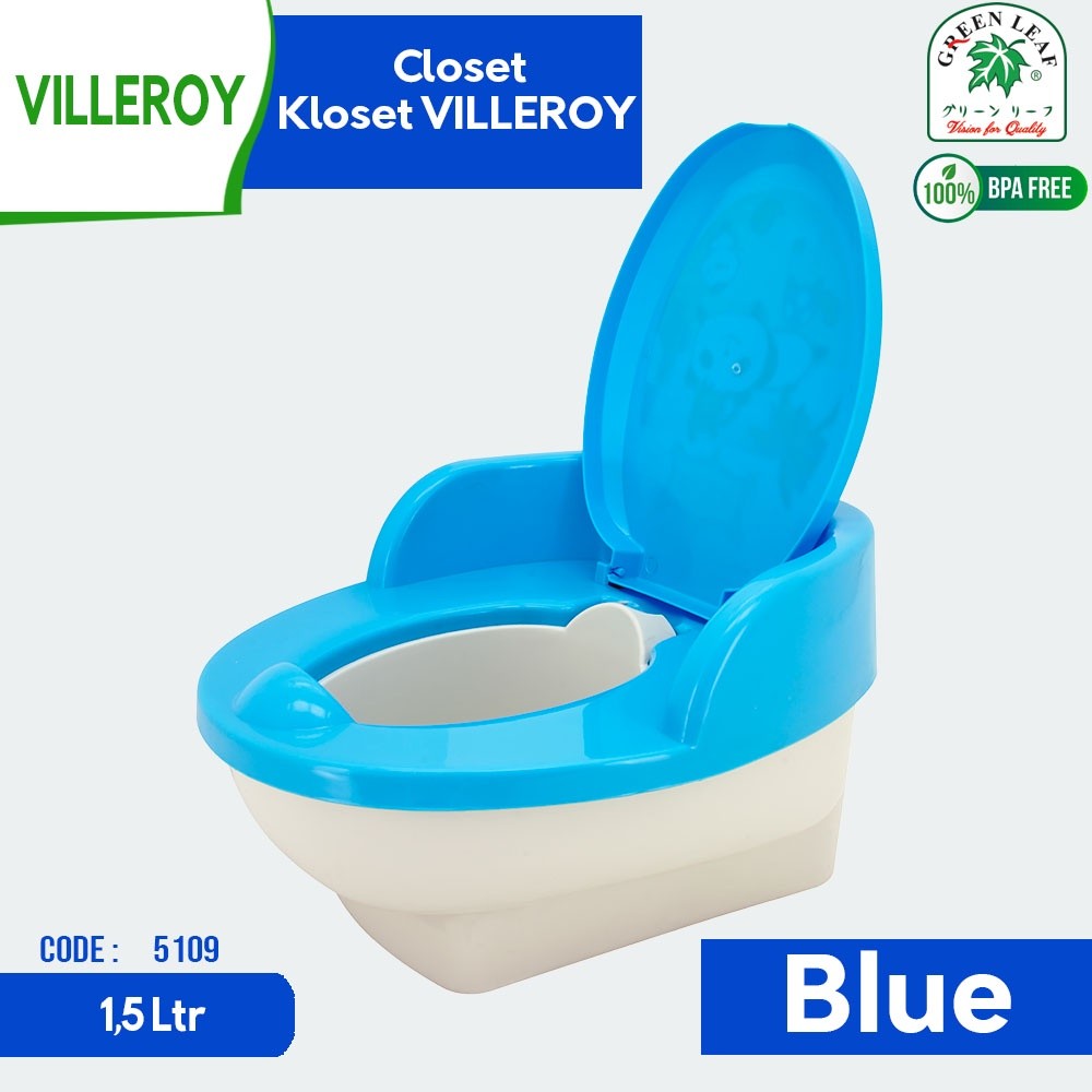 Jual VN Green Leaf 5109 Pispot Anak Potty Training Portable Closet ...