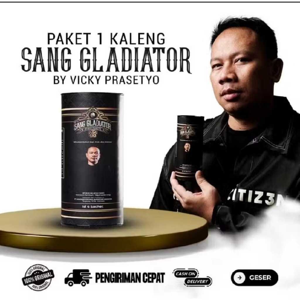 Jual Sang Gladiator Coffee ( 1 Kaleng 6 Sachet ) Original | Shopee ...