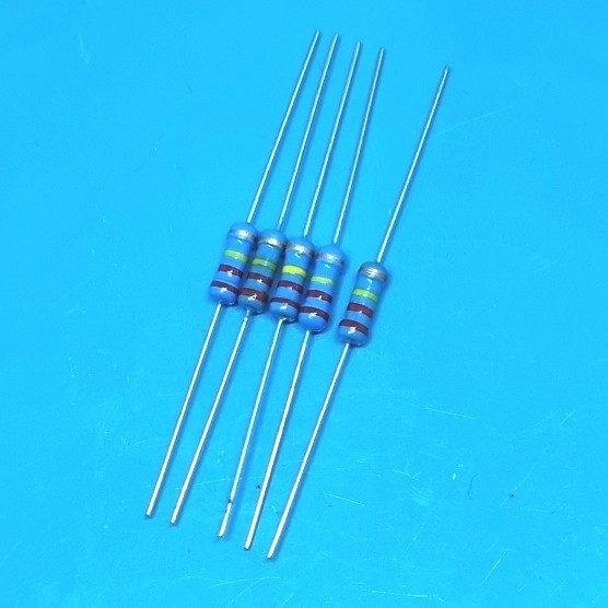 Jual 10Pcs 220K Ohm 224 Ohm 0.5W 1/2W 5% Blue Carbon Film Resistor ...