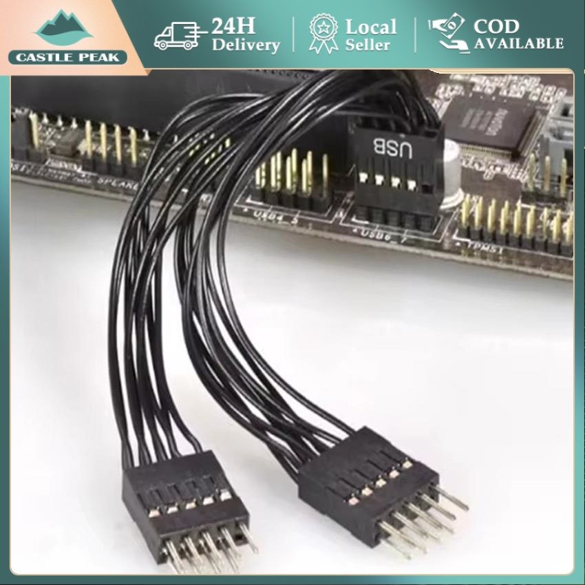 Jual Kabel Y-Splitter USB Header Dual Port - Solusi Ekstensi Port USB 3 ...