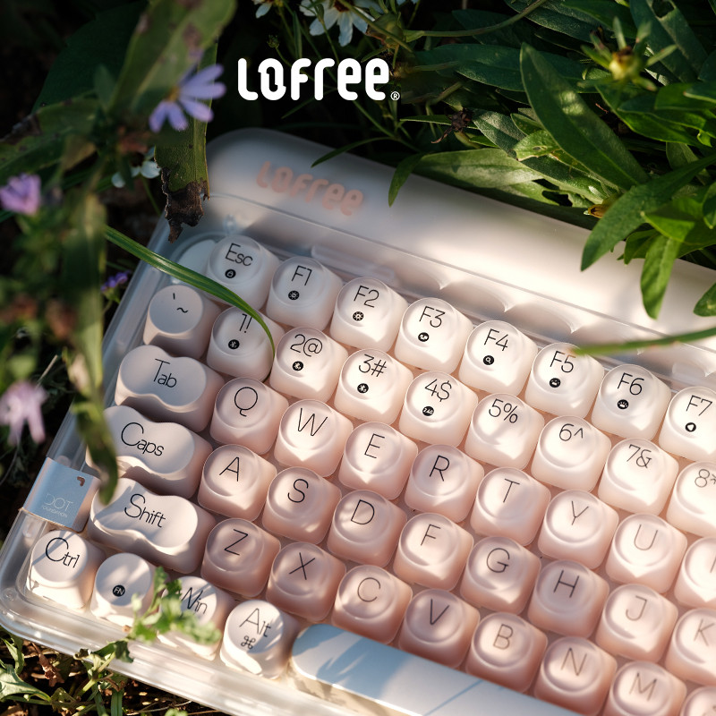 Jual Lofree Dot Liquid Foundation Mechanical Keyboard 84 keys 75% ...