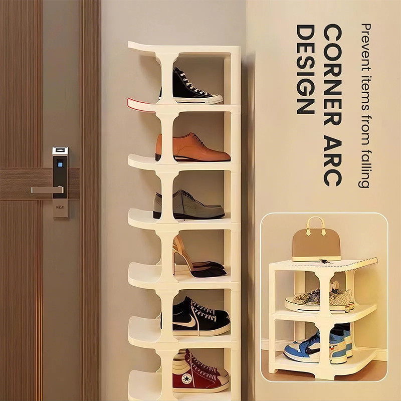 Jual Shelves Racks Rak Sepatu Susun Plastik Rak Sepatu Tertutup Anti ...