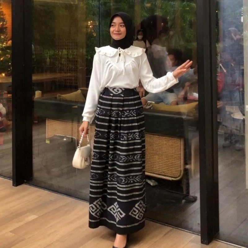 Jual ROK TENUN-ROK PANJANG BLACK SERIES-BAJU MUSLIM-BAJU KONDANGAN ...