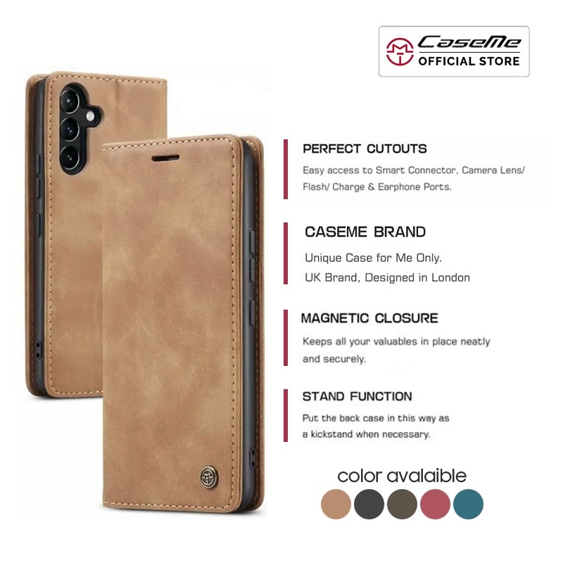 Jual Caseme Samsung A16 A26 A36 A56 5G Casing Flip Cover Leather Wallet ...