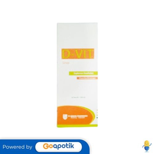 Jual D-Vit Syrup Isi 100 Ml Botol | Shopee Indonesia