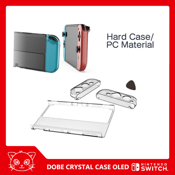 Jual Nintendo Switch OLED Dobe Crystal Case Shell Casing | Shopee Indonesia