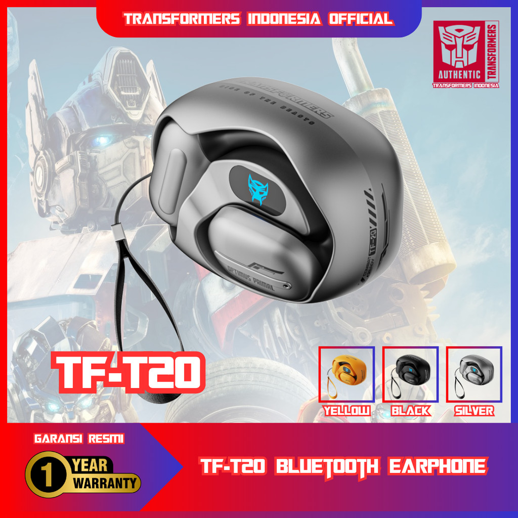 Jual Transformers TF-T20 OWS Earphones – Bluetooth 5.4, Desain ...
